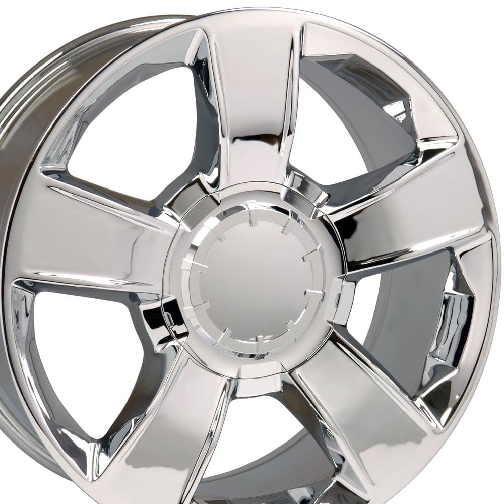 OE Wheels CV79 20 Inch Rims Fit Tahoe Style 6x139.7 20x8.5 Chrome ...