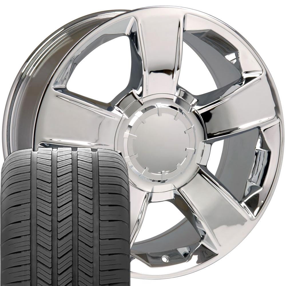 OE Wheels CV79 20 Inch Rims and Tires Fit Tahoe Style 6x139.7 20x8.5 ...
