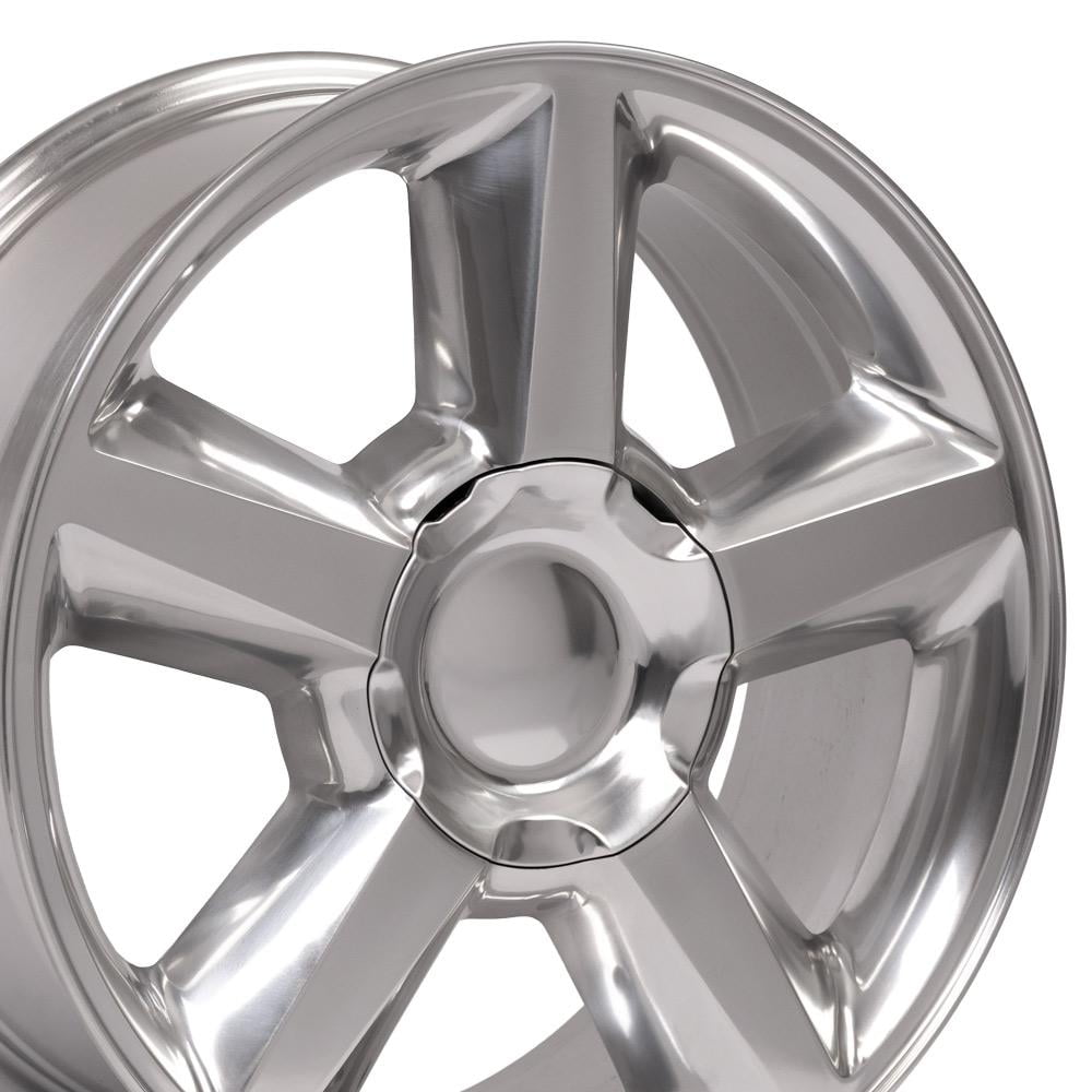 OE Wheels CV83 20 Inch Rims Fit Tahoe Style 6x139.7 20x8.5 Polished - Hollander 5308 (Set of 4 ...