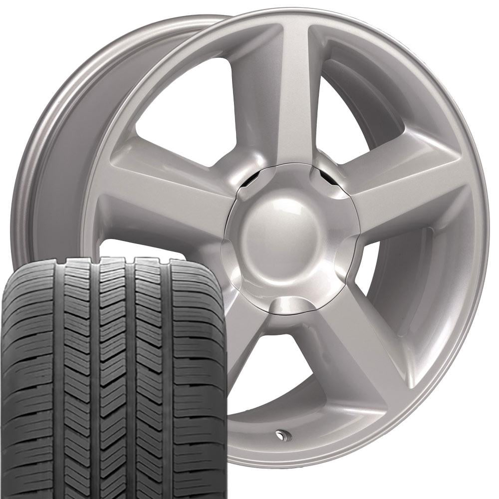 OE Wheels CV83 20 Inch Rims and Tires Fit Tahoe Style 6x139.7 20x8.5 ...