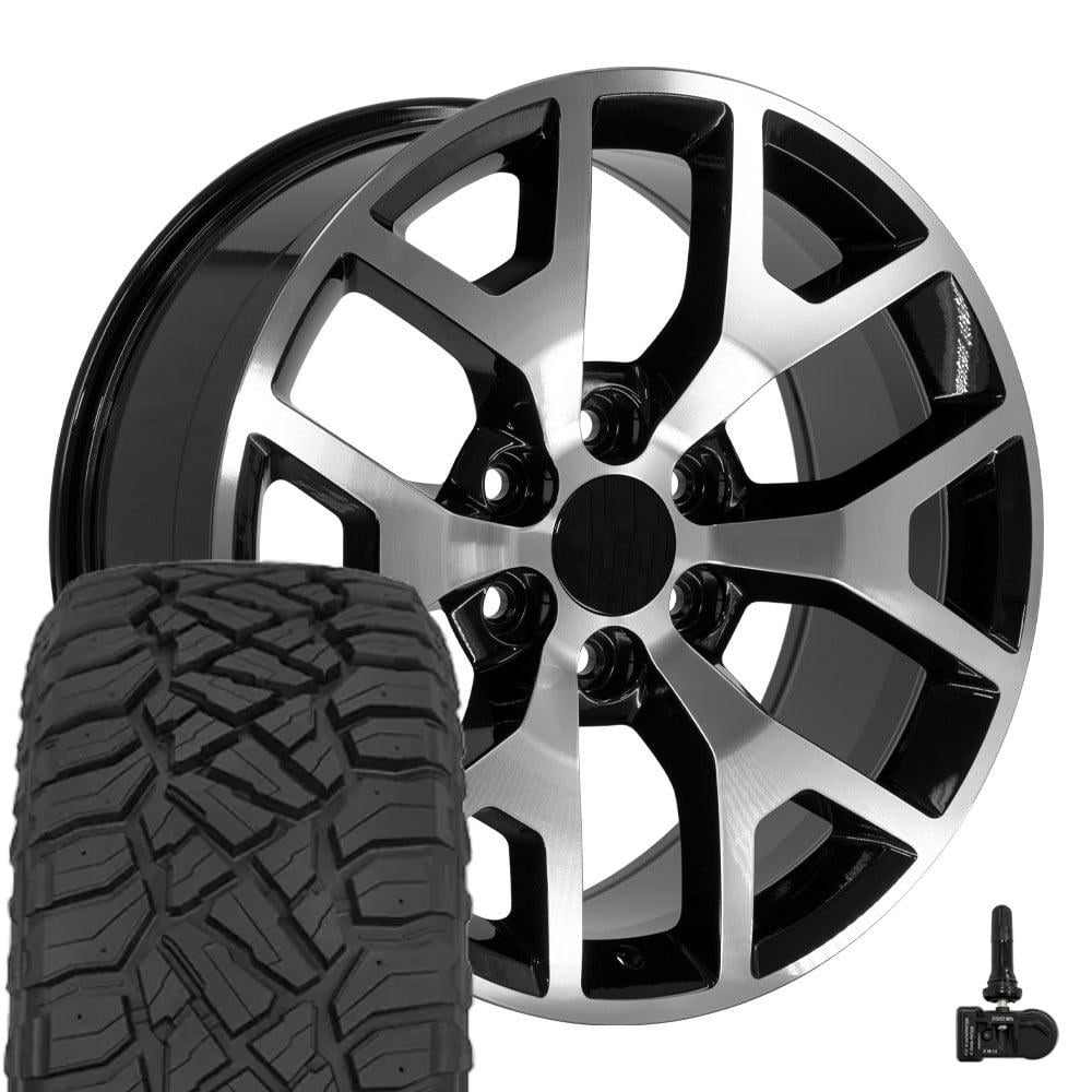 OE Wheels CV92 20 Inch Rims and Tires Fit Sierra 1500 Honeycomb Style ...