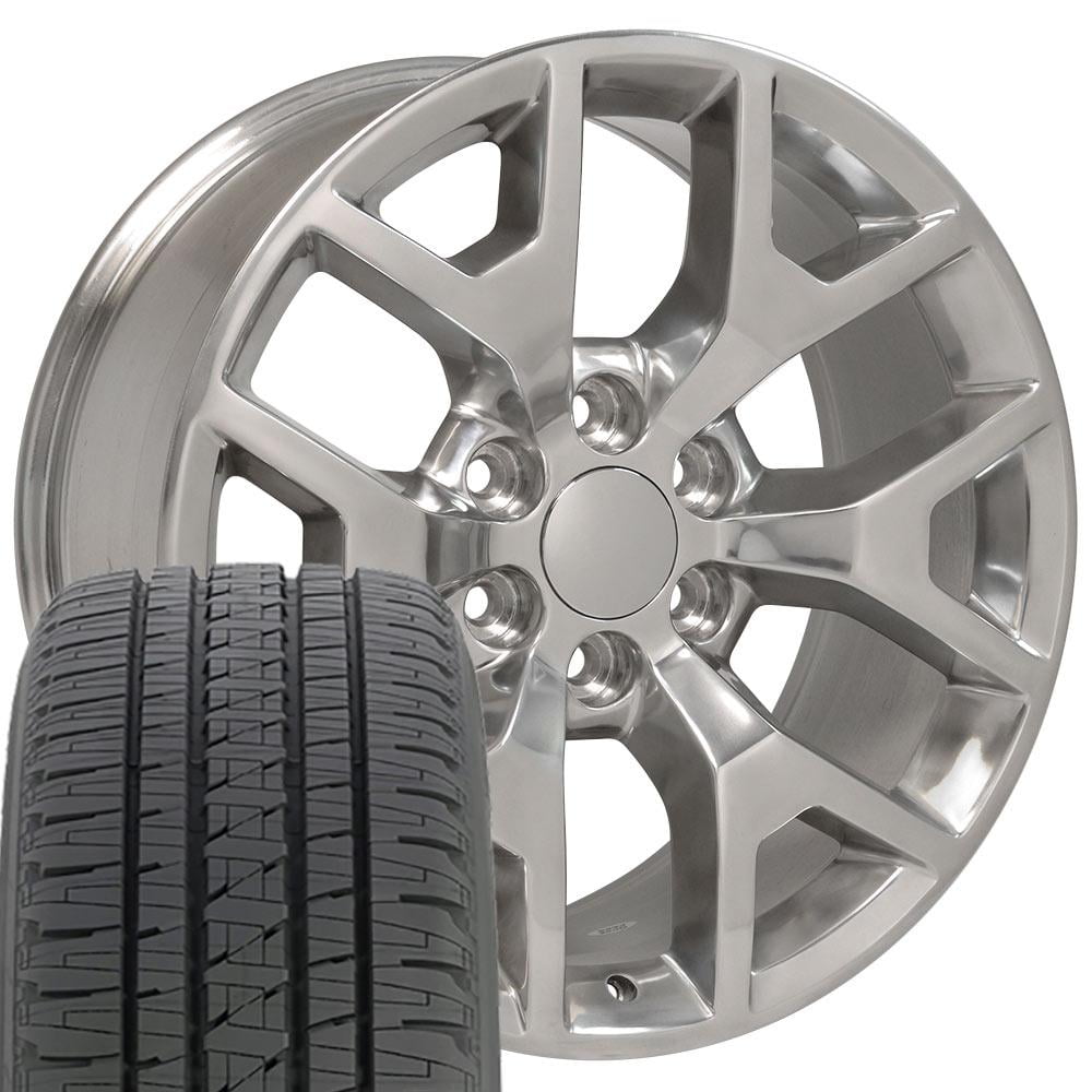 OE Wheels CV92 20 Inch Rims and Tires Fit Sierra 1500 Honeycomb Style ...