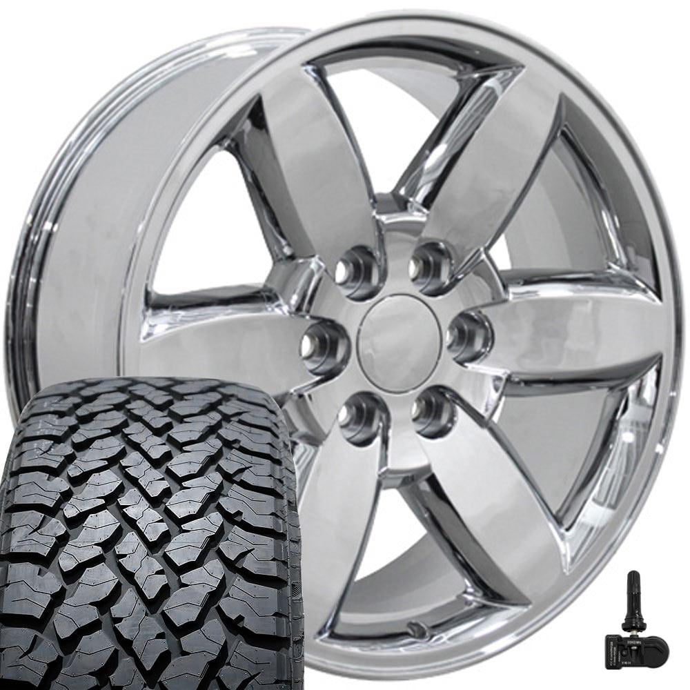 OE Wheels CV94 20 Inch Rims and Tires Fit Silverado 1500 Style 6x139.7 ...