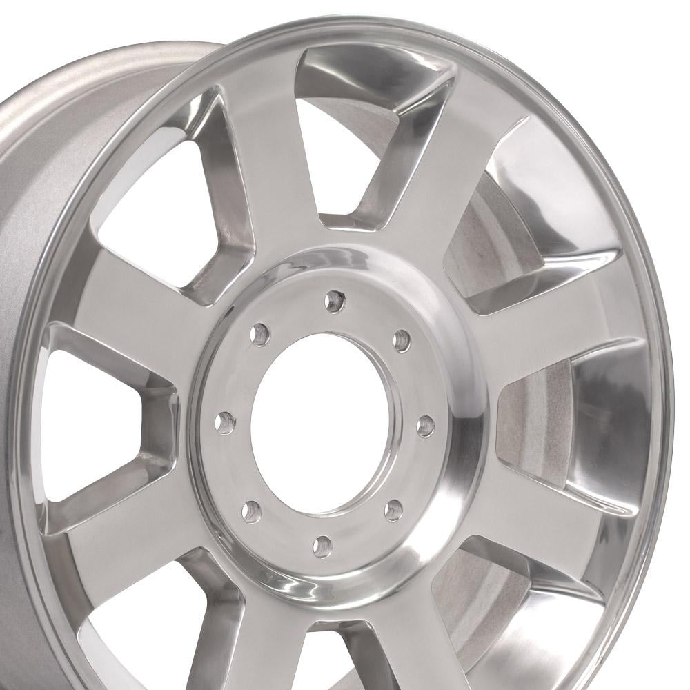 OE Wheels FR78 20 Inch Rims Fit F-250/F-350 Style 8x170 20x8 Polished ...