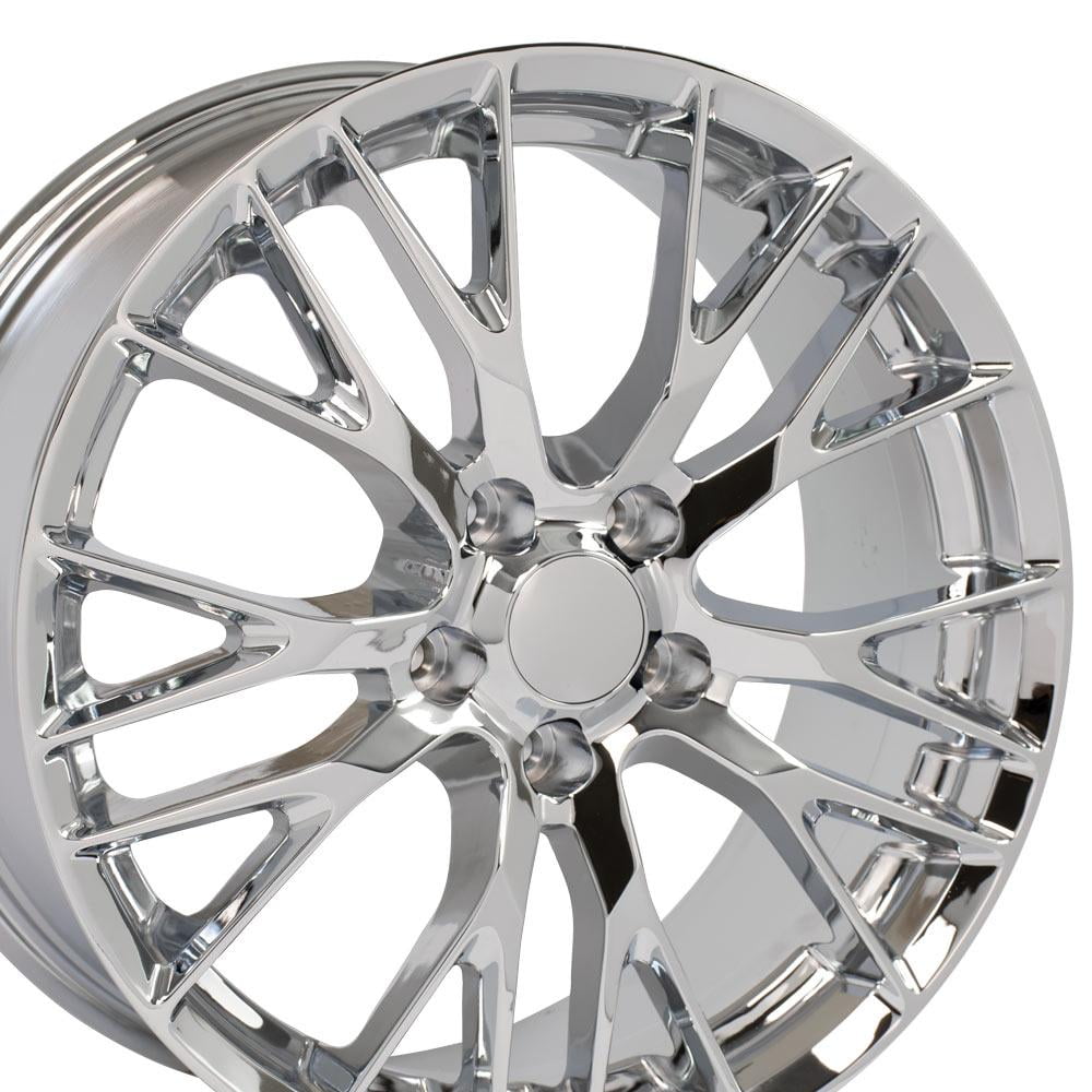 OE Wheels CV22 19 Inch Rims Fit Corvette C7 Z06 Style 5x120.65 19x8.5 ...