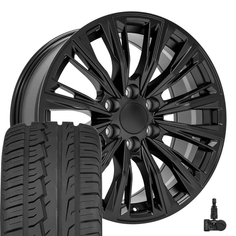 OE Wheels CA93 20 Inch Rims and Tires Fit Escalade-V Series Style 6x139 ...