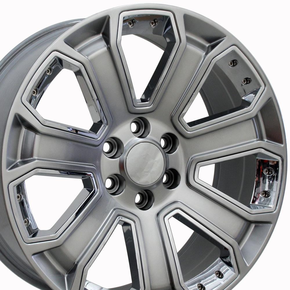 OE Wheels LLC 20 inch Rims Fits Silverado Suburban Tahoe Sierra Yukon ...