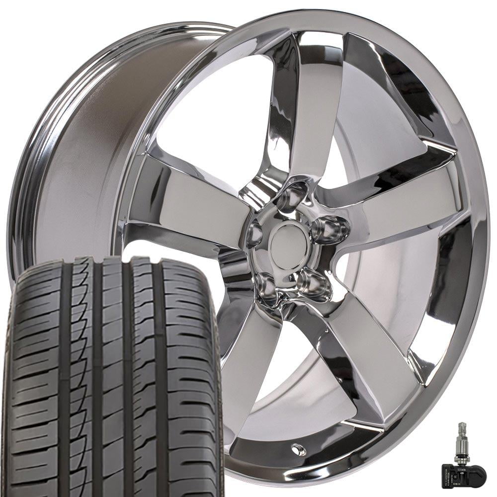 OE Wheels DG04 20 Inch Rims and Tires Fit Charger SRT Style 5x115 20x9 ...