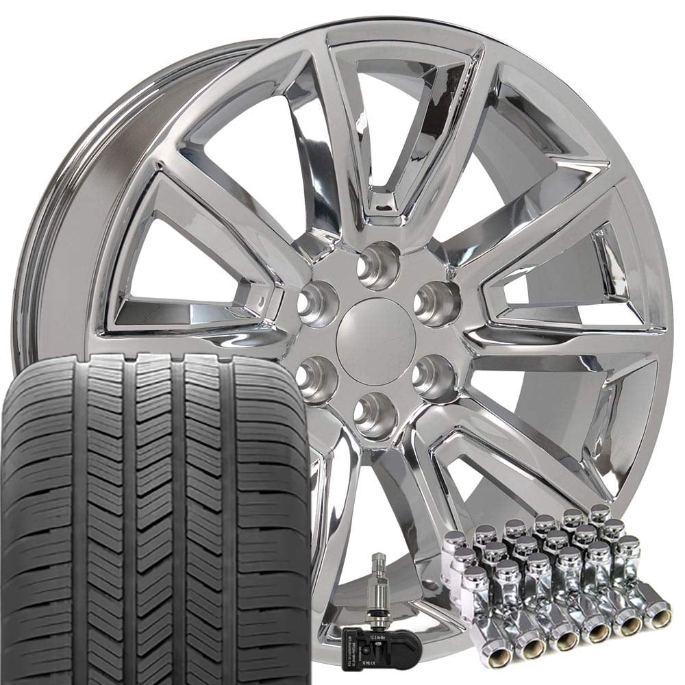 OE Wheels LLC 20 inch Wheels and Tires Fits Silverado Suburban Tahoe ...