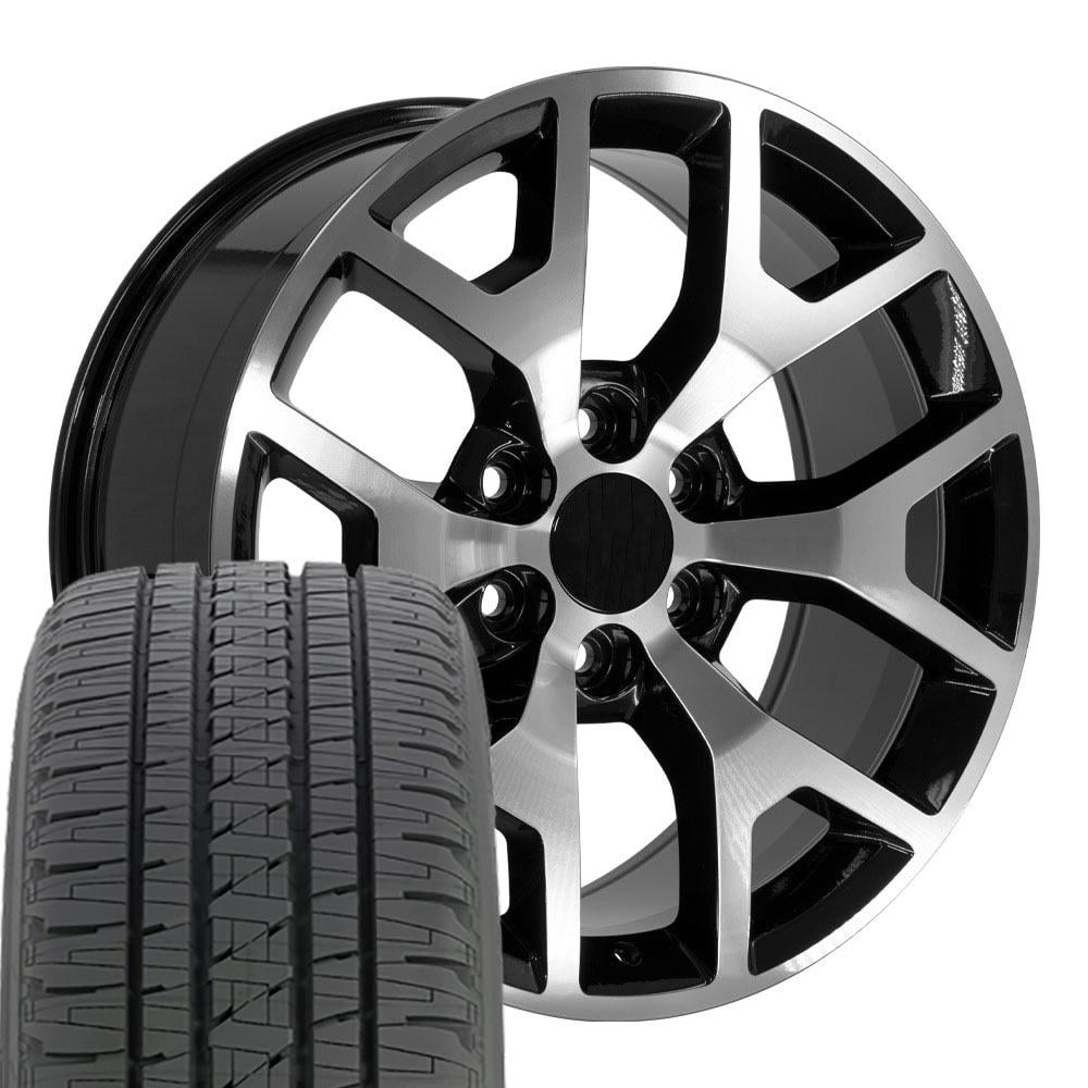 OE Wheels CV92 20 Inch Rims and Tires Fit Sierra 1500 Honeycomb Style ...
