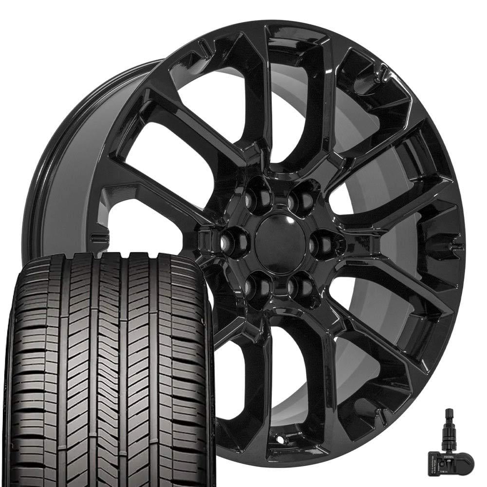 OE Wheels LLC 22 inch Wheels and Tires Fits Silverado Suburban Tahoe ...