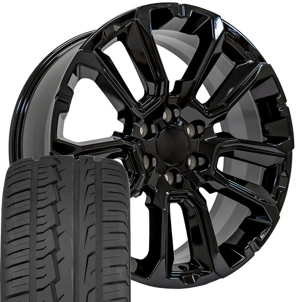 OE Wheels LLC 22 inch Wheels and Tires Fits Silverado Suburban Tahoe ...