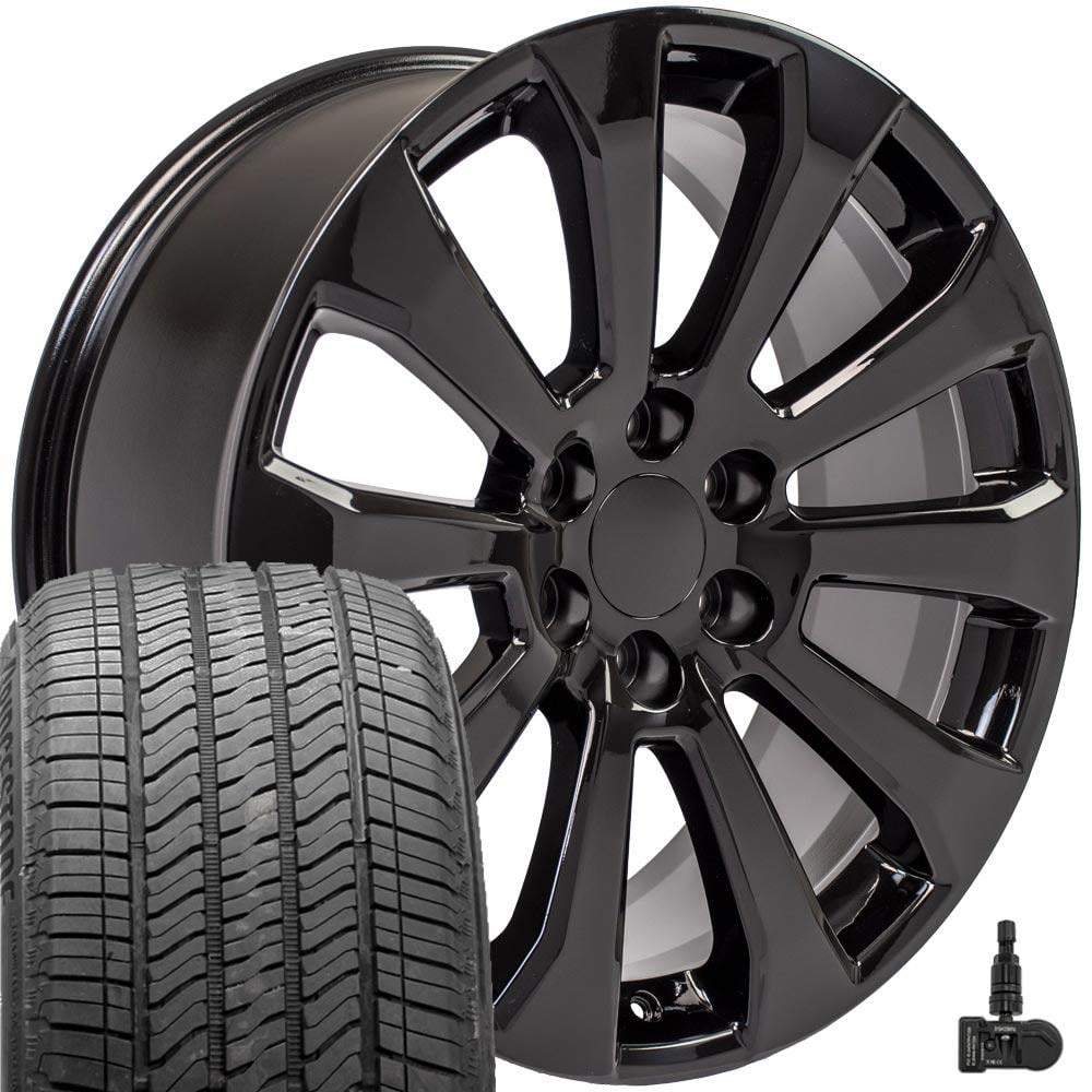 OE Wheels LLC 22 inch Wheels and Tires Fits Silverado Suburban Tahoe ...
