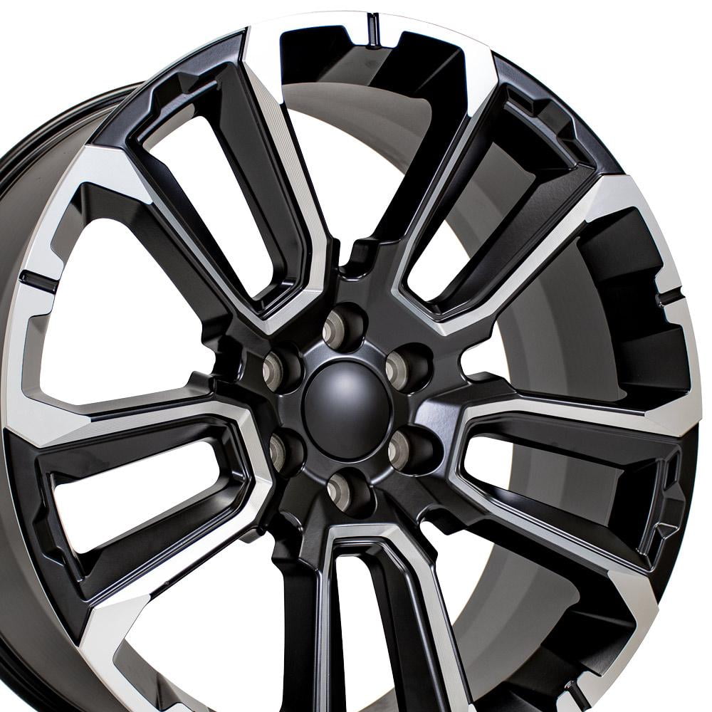 OE Wheels CV68 24 Inch Rims Fit Suburban 1500 High Country Style 6x139 ...