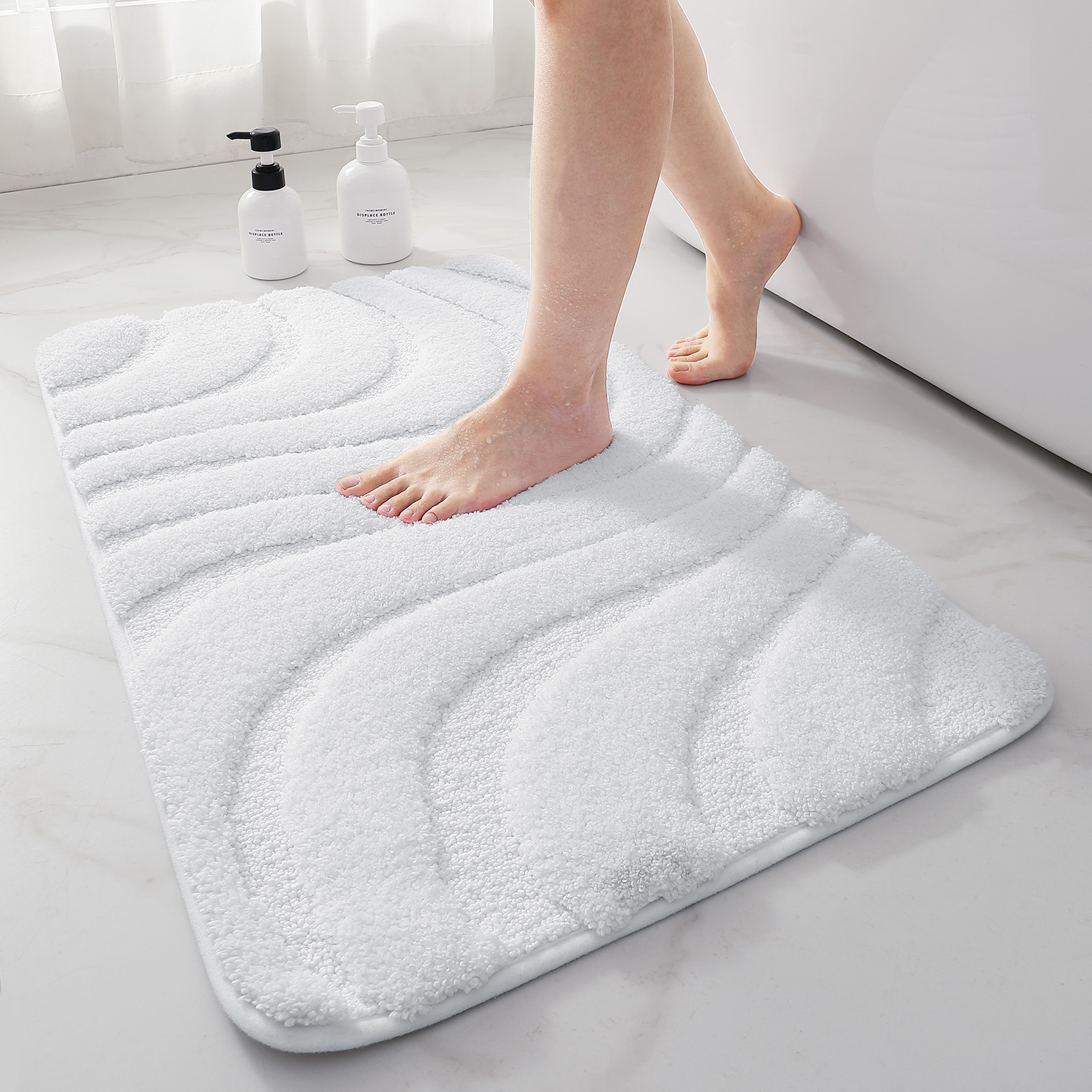 Better Homes & Gardens Ultra Soft Polyester Bath Runner Rug, 20" x 60 ...
