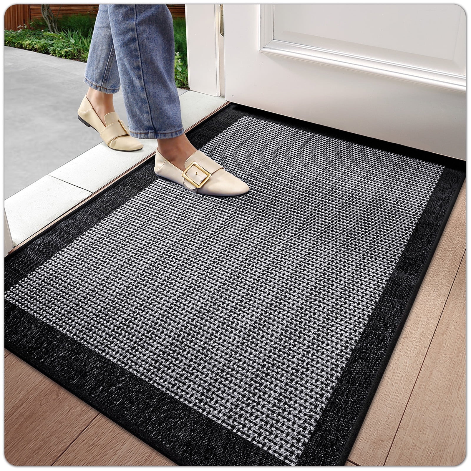 OEAKAY Door Mat Indoor Entrance Mat, Front Insider Outside Doormat, Non ...