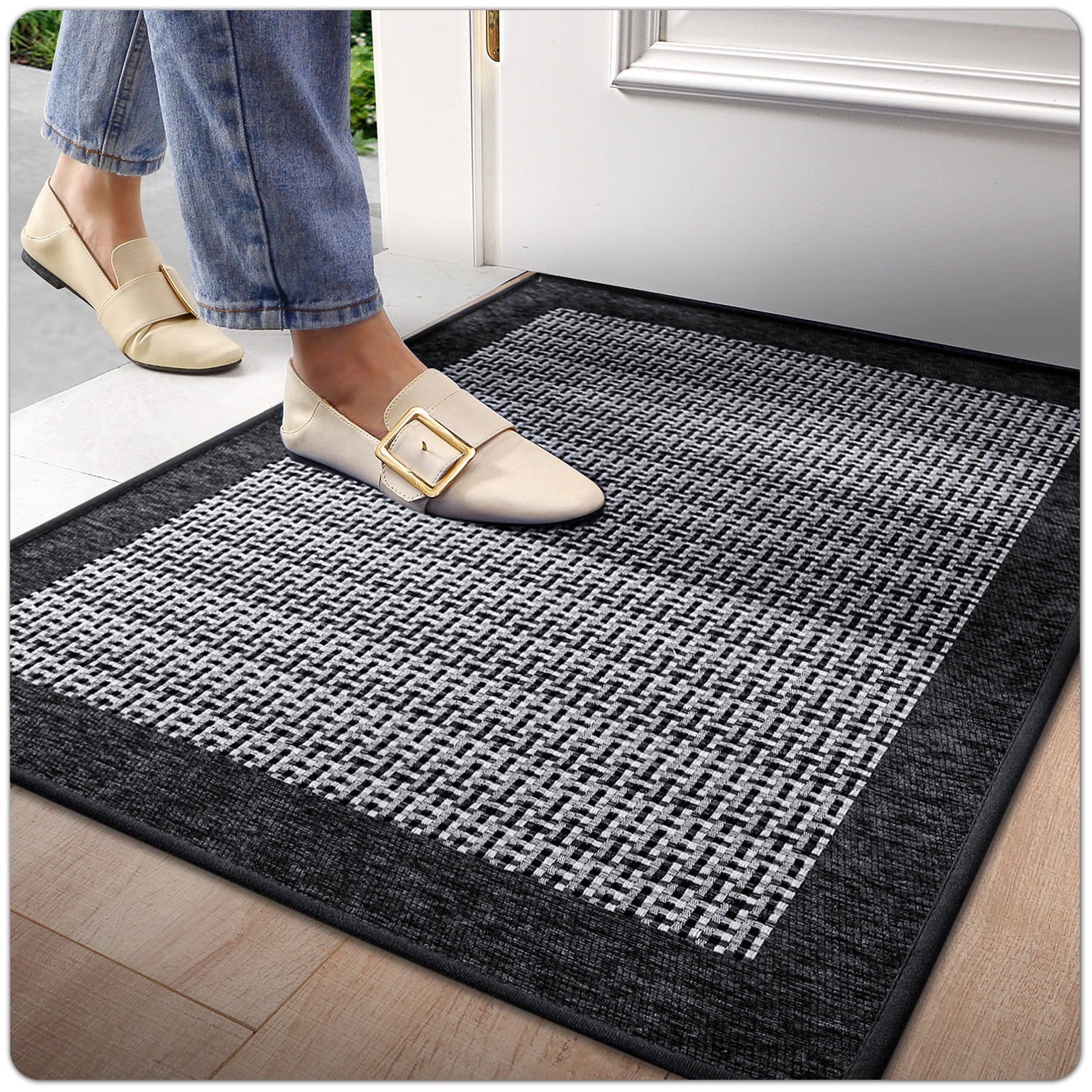 OEAKAY Door Mat Indoor Entrance Mat, Front Insider Outside Doormat, Non ...