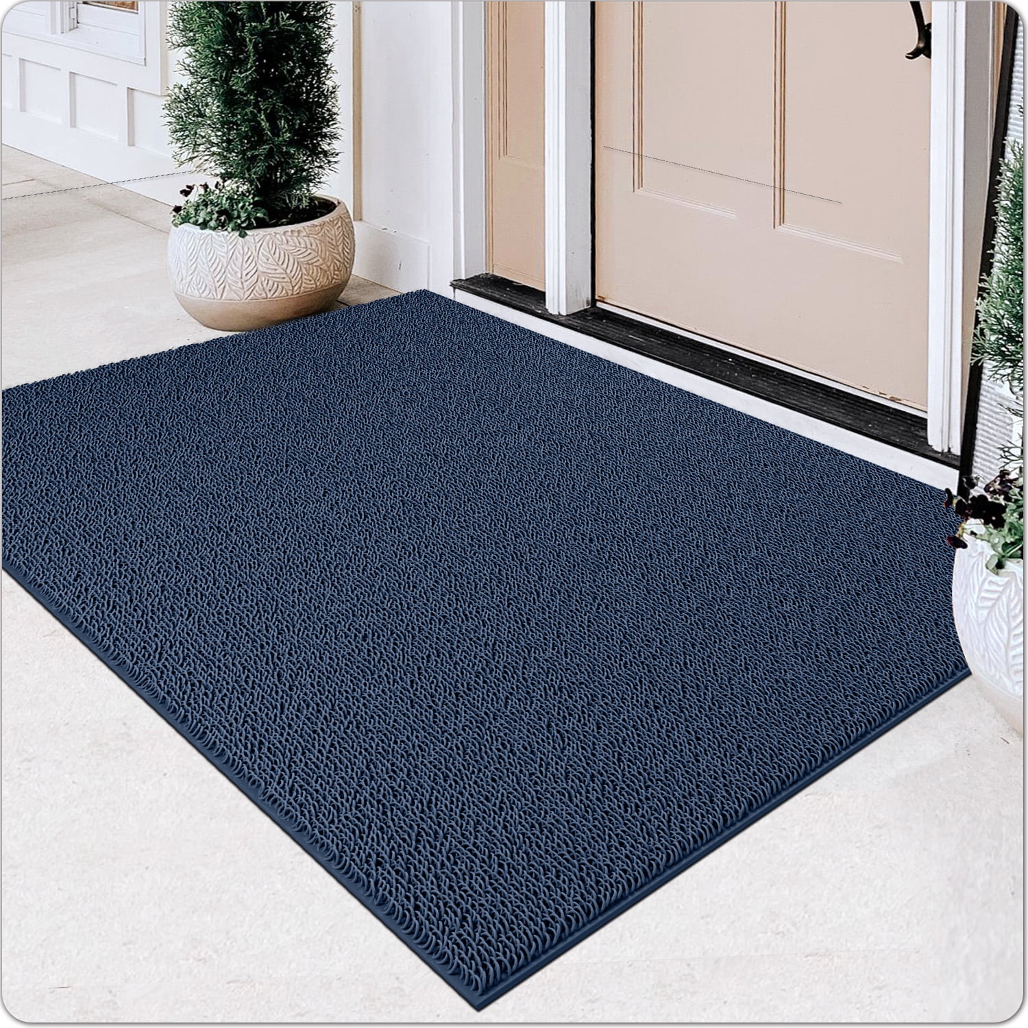 OEAKAY Door Mat Indoor Outdoor Entryway Doormat Non-Slip Durable Heavy ...