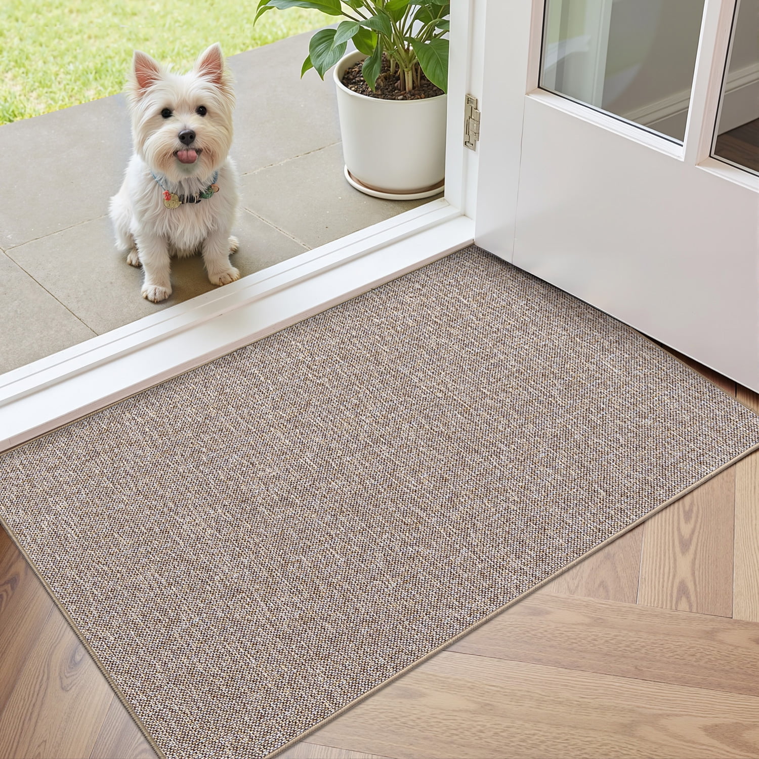OEAKAY Indoor Doormat 19.5"x31.5", Non-Slip Front Door Mats Rug for ...