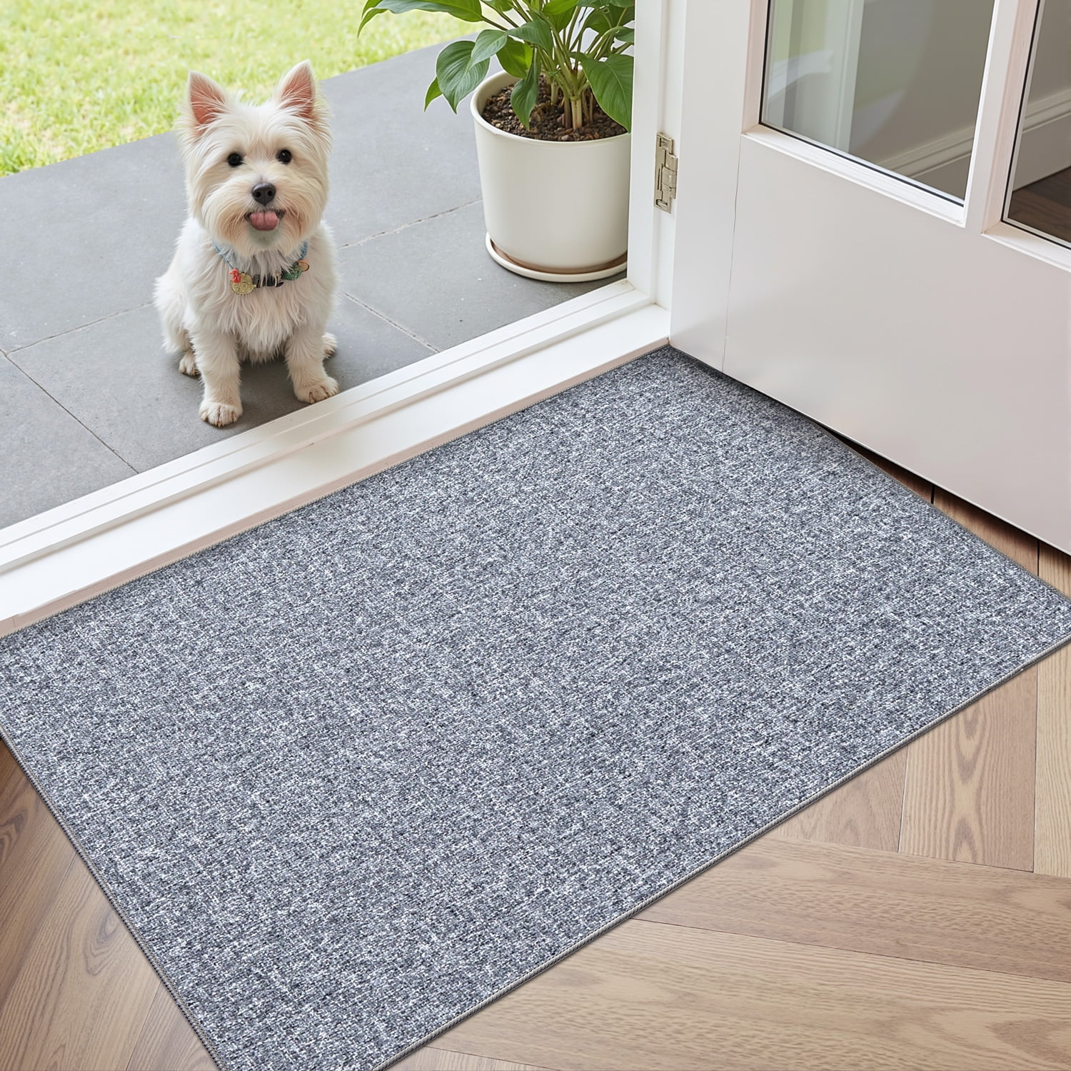 OEAKAY Indoor Doormat 31.5"x47", Non-Slip Front Door Mats Rug for ...