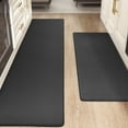 OEAKAY Kitchen Rug, Cushioned Anti Fatigue Kitchen Mat Set 2 Pieces, 17 ...