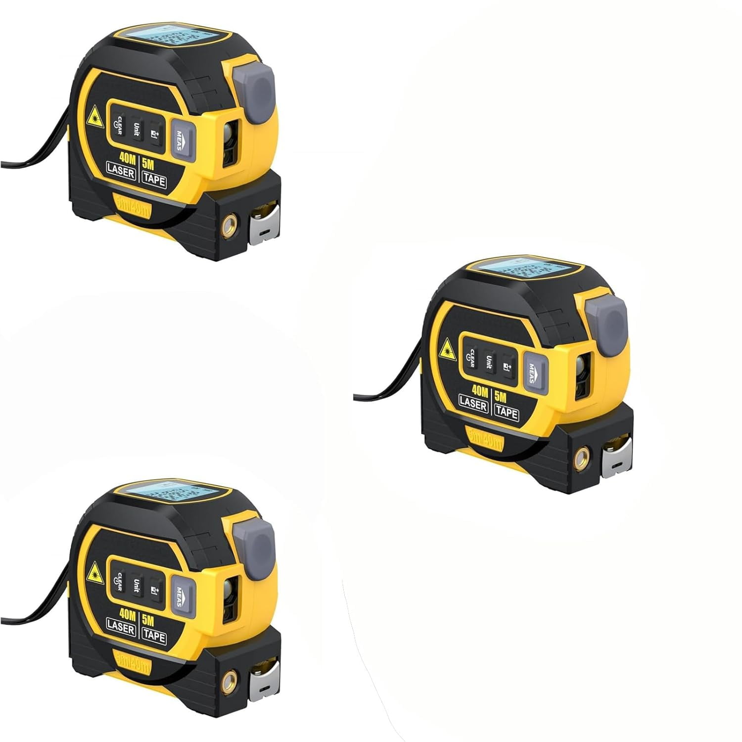 OEBJIMA Almighty Ruler 3-in-1 Digital Laser Tape Measure Digital Tape Measure with Laser Digital ...