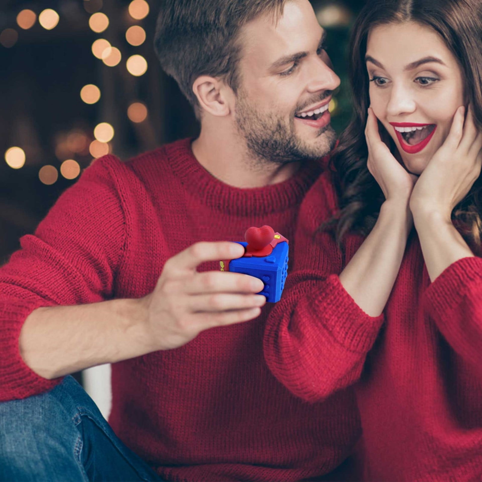 OEFNTAC 3D Printing Annoying Box Holiday Gift Box Ornaments Work ...