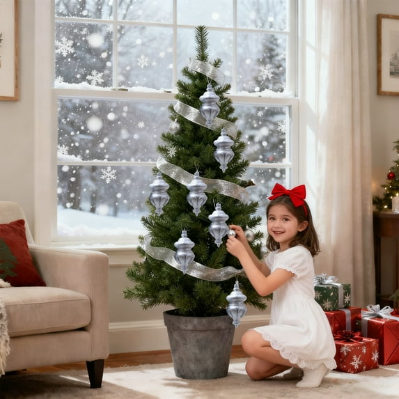 OEFNTAC Decorations 3PC Christmas Balls Gift Box Set Creative Tree ...