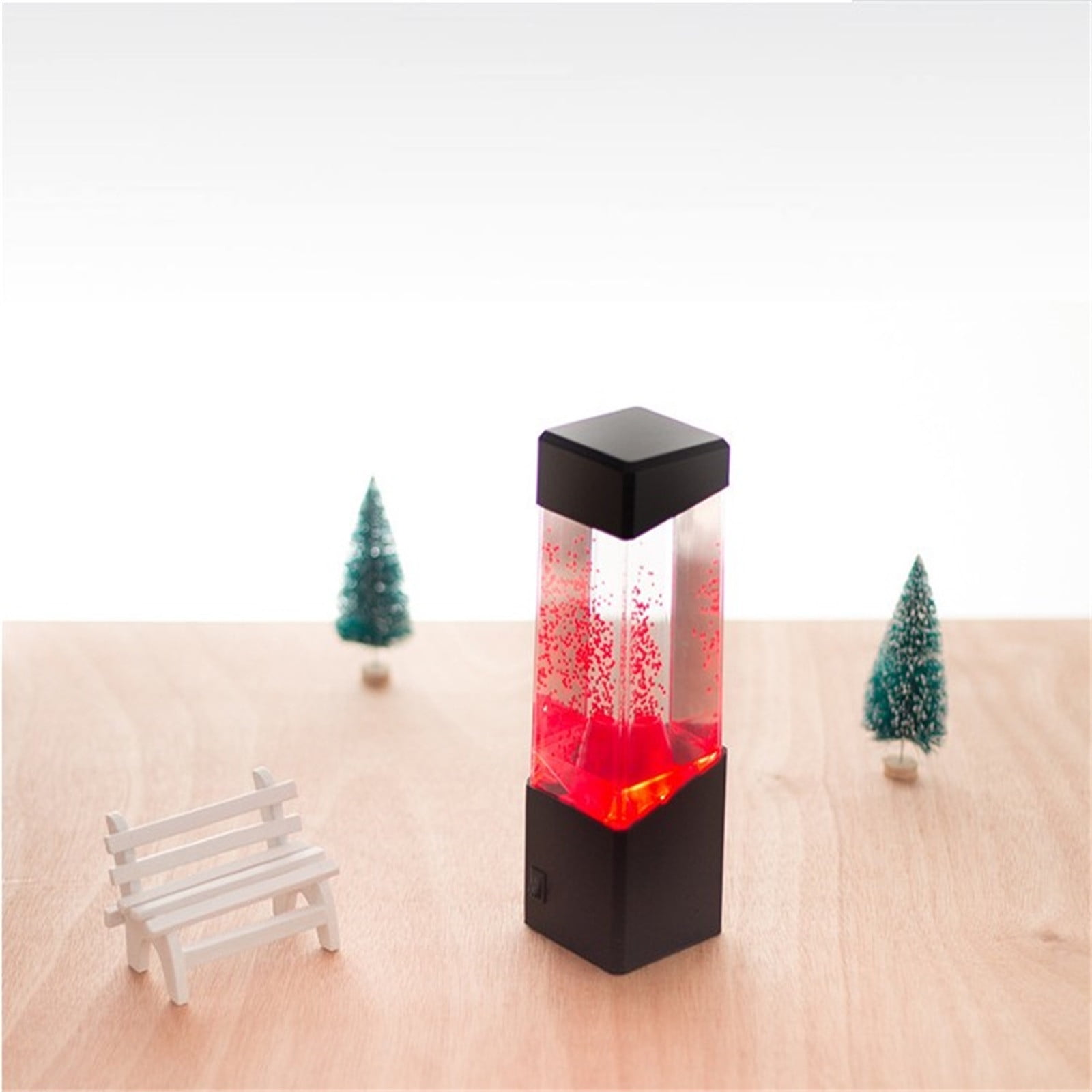 OEFNTAC Desk Lamp Table Lamp Lamps Jellyfish Volcano Lamp Aquarium LED ...