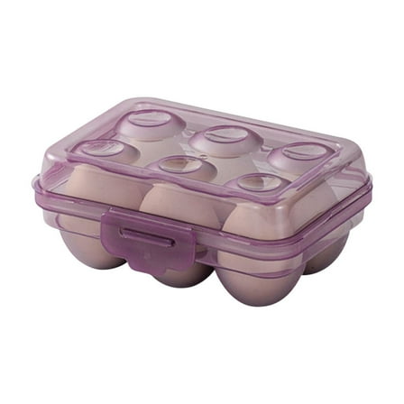 HEJULIK 36 Compartment Fridge Egg Rack, 2 Tier Stackable Tray (Light ...