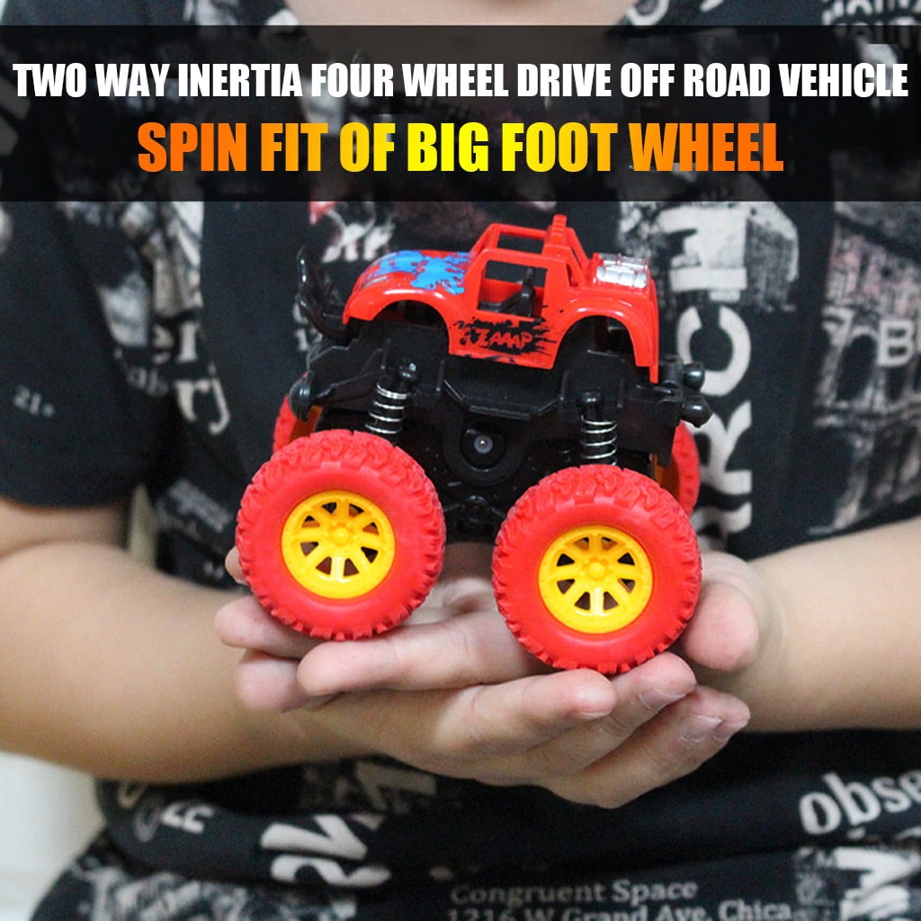OEFNTAC Toys Friction Powered 360 Degree Rotating Car Toy for Kids ...