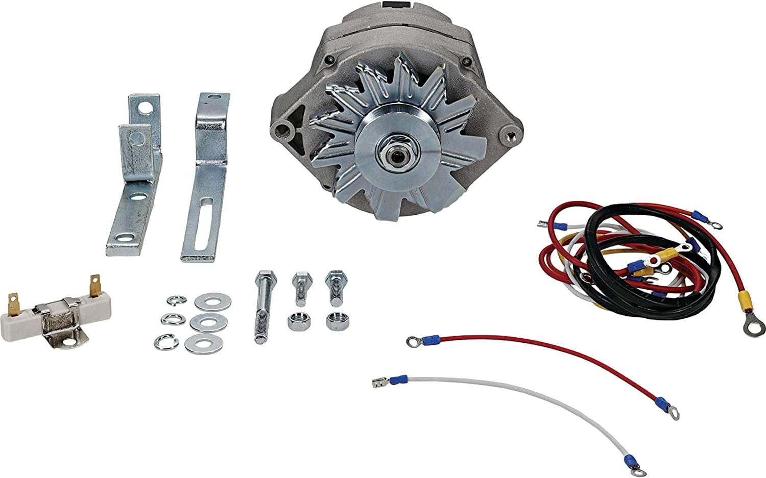 OEG Parts New Alternator Generator Conversion Kit 12V 63 AMP Delco 10 SI Replacement For Ford ...