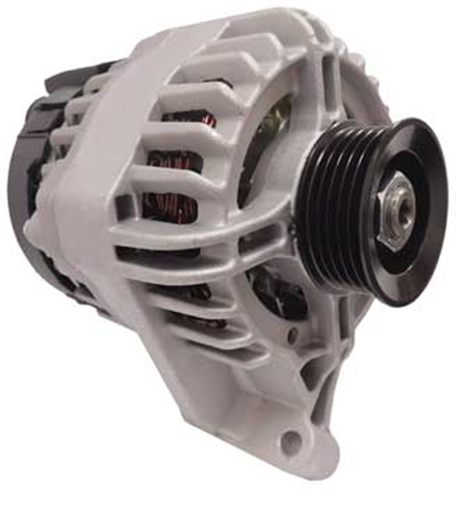 Fiat 500 L4 1.4L (12-13) New Alternator 105 Amp/12 Volt, CW, 5-Groove Pulley, 68070539AA ...