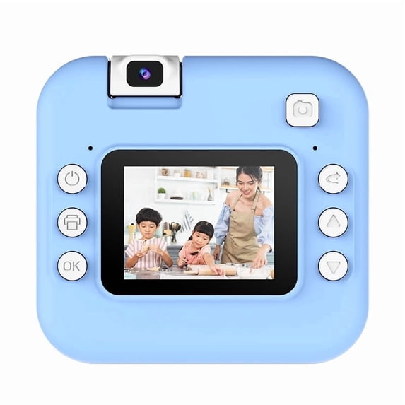 OEKE Kids Instant Print Camera with 180° Rotating Lens, Zero Ink ...
