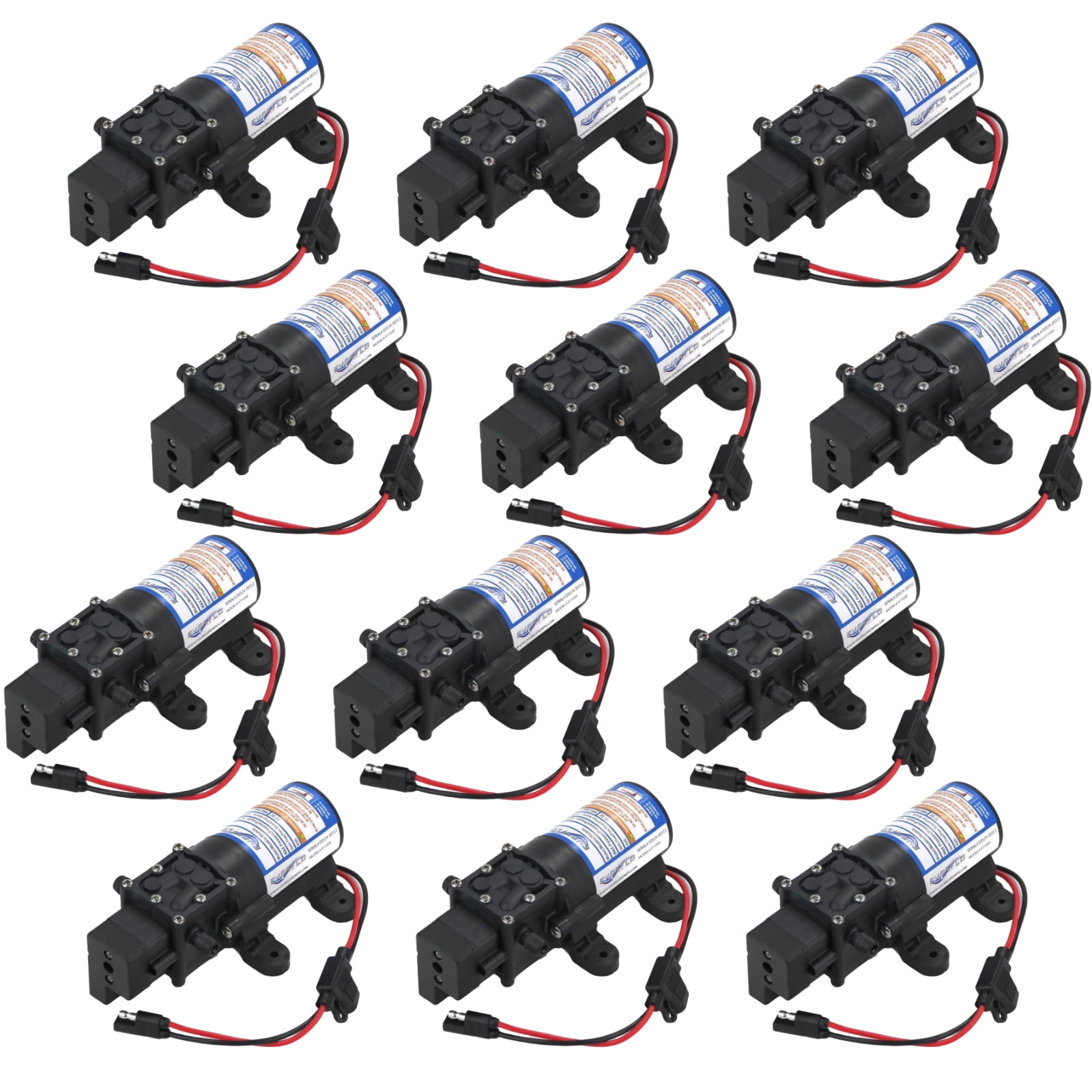 OEM (12 Pack) Everflo 12V Diaphragm Pump EF1000-BC, EF1000BC, D0319-3131, D03193131 - Walmart.com