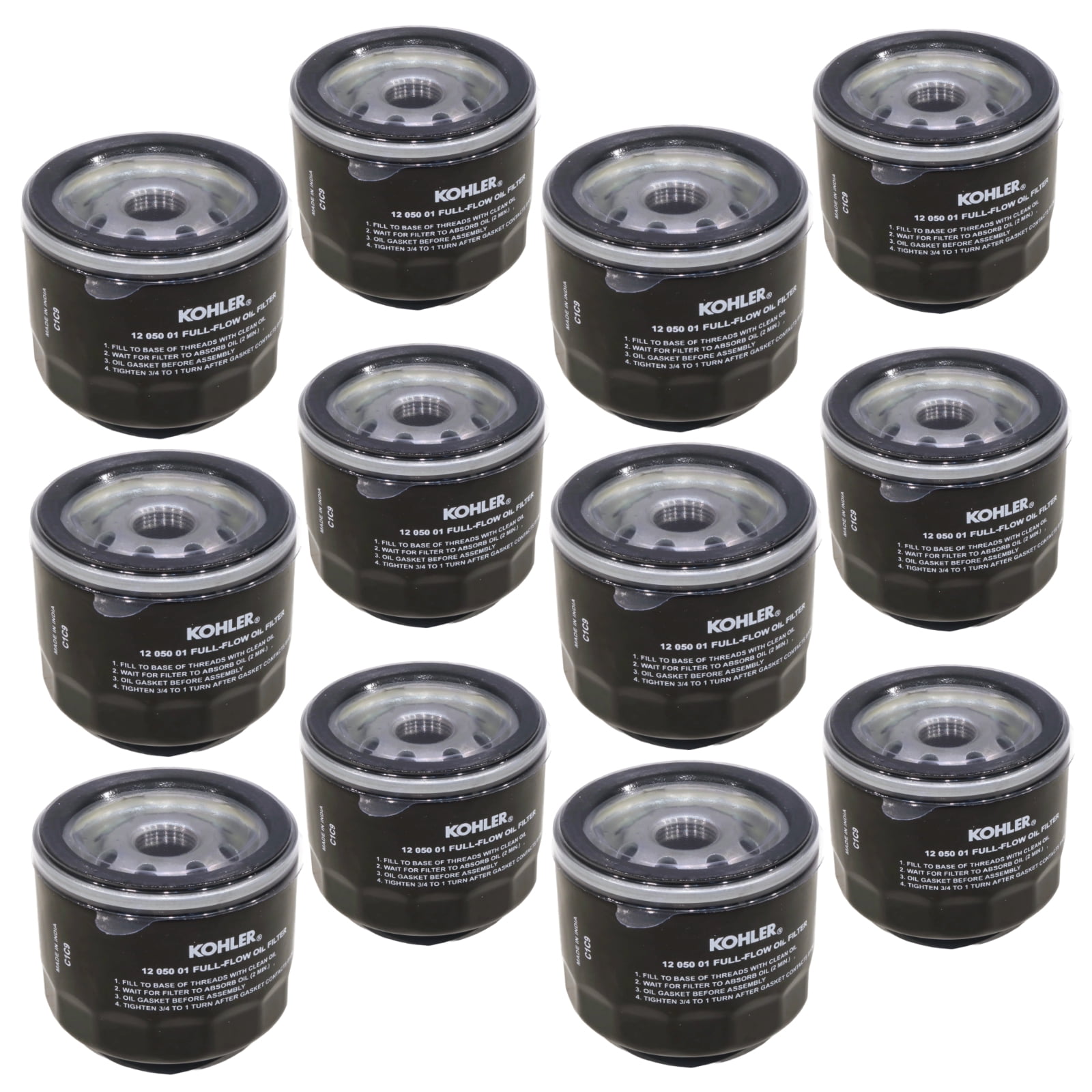 OEM (12-Pack) Kohler OIL FILTER for 12 050 01-S1, 1205001S1, 12 050 08 ...