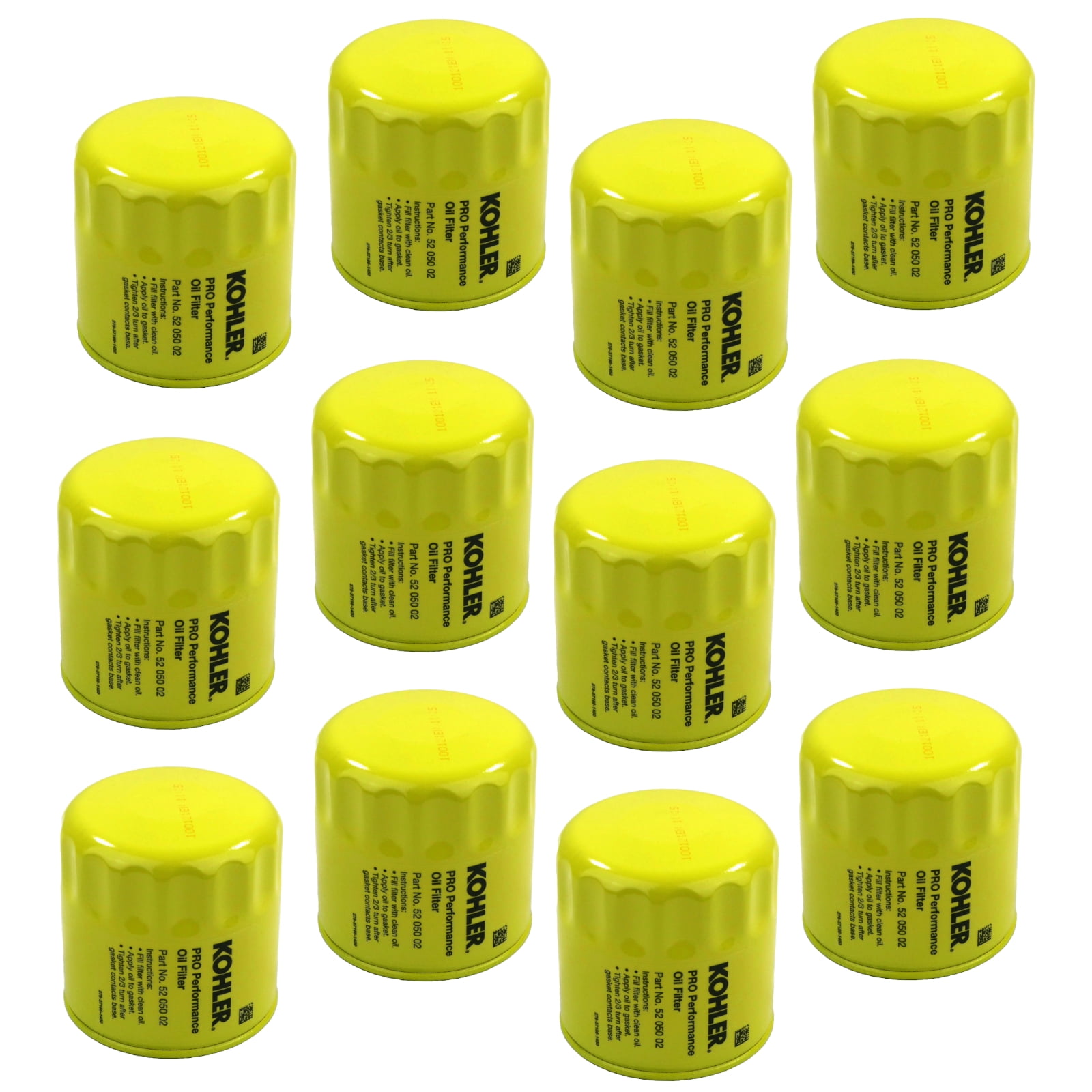OEM (12 Pack) Pro Performance Anti-drain Oil Filter for Kohler 52 050 ...