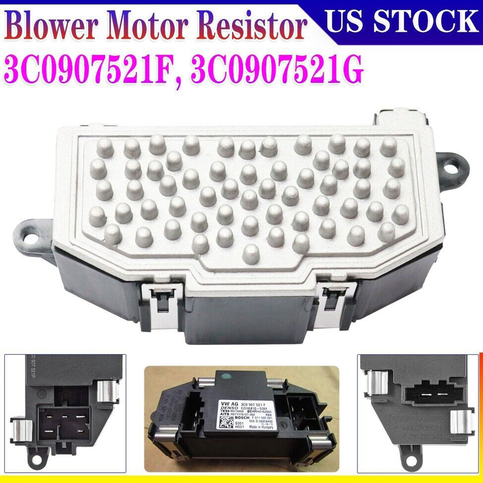 OEM# 3C0907521D, 3C0907521F, 3C0907521G New HVAC Heater Blower Motor ...