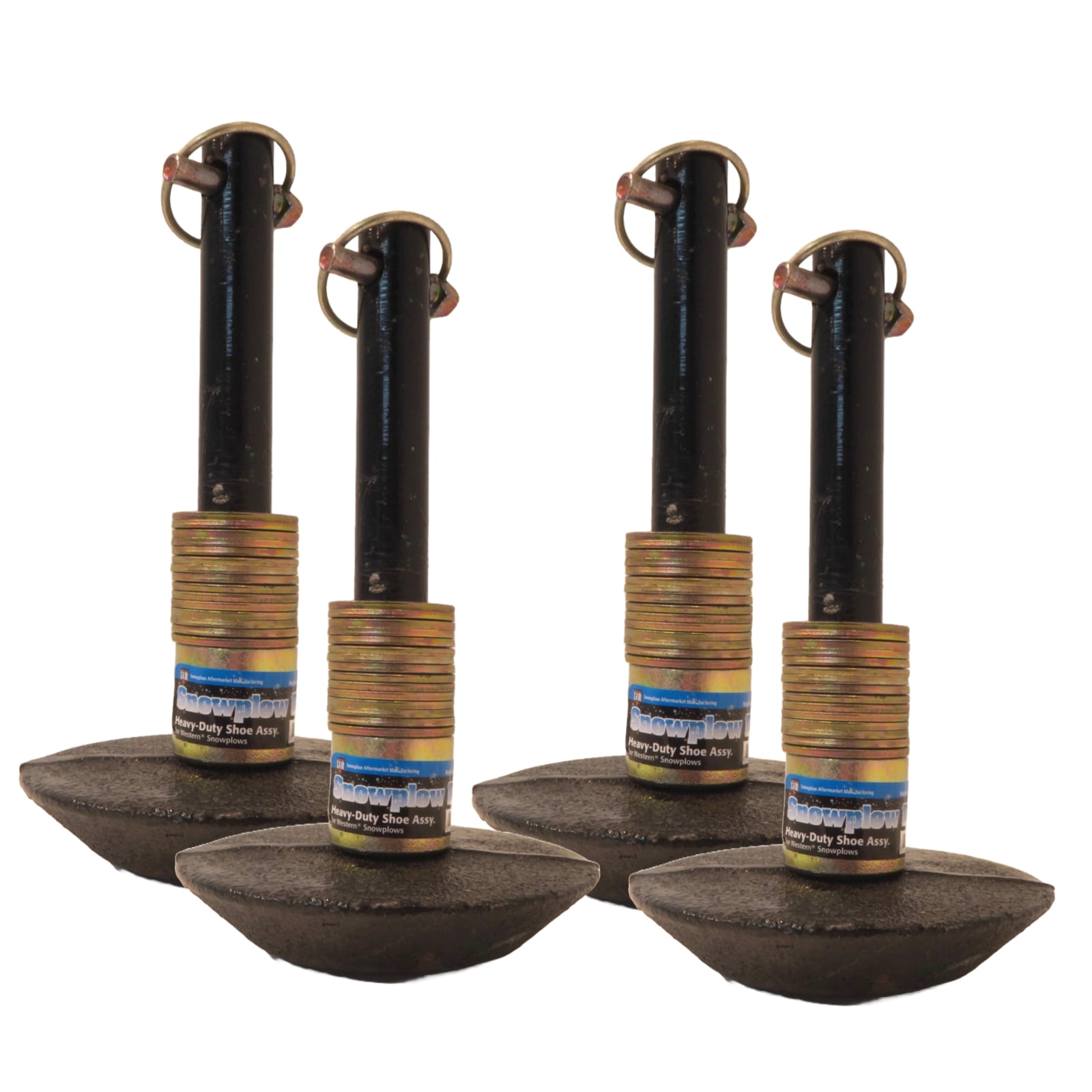 OEM | (4 Pack) Snow Plow Shoe Skid Foot Assemblies for Western 49071 ...