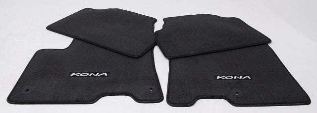 OEM 4pc Carpeted Floor Mat Set For Hyundai Kona Electric K4F14-AC000 ...