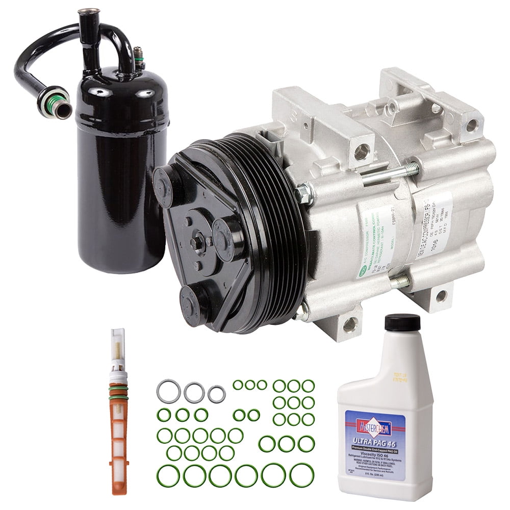 OEM AC Compressor w/ A/C Repair Kit For Ford Mustang V6 1994 1995 SN95 ...