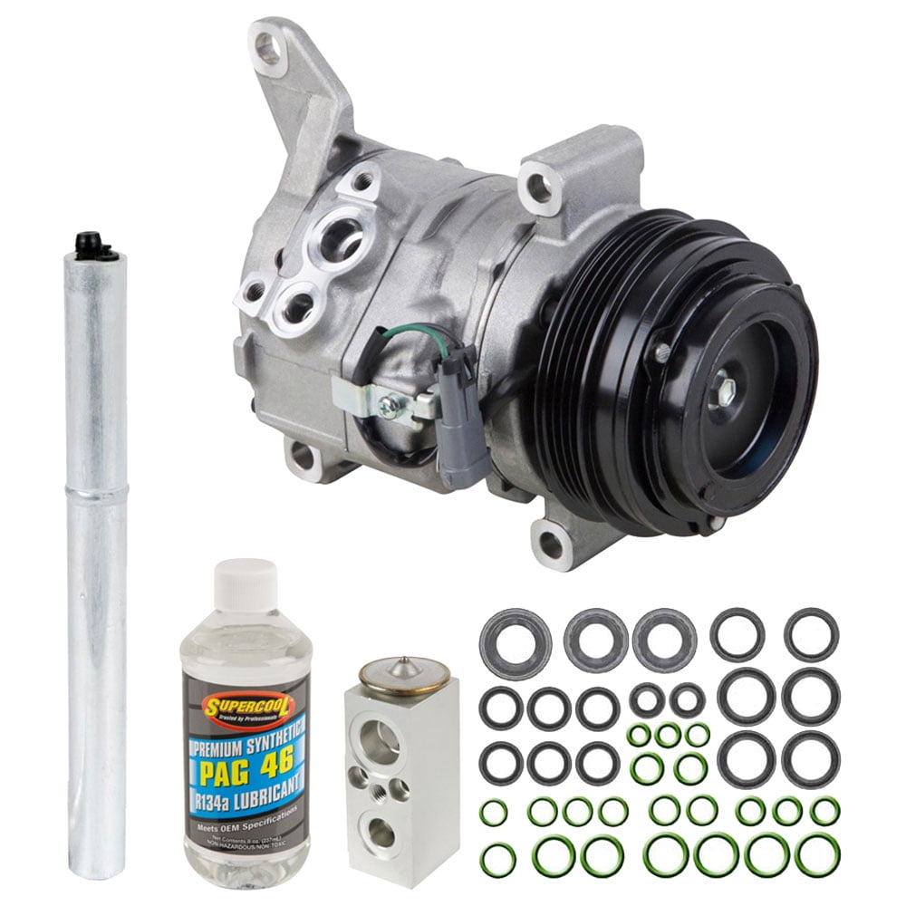 OEM AC Compressor w/ A/C Repair Kit For Hummer H3 & H3T Alpha 5.3L V8 ...