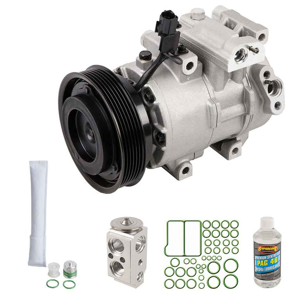 OEM AC Compressor w/ A/C Repair Kit For Hyundai Accent 2012 2013 2014 w ...