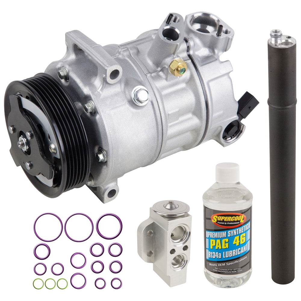 OEM AC Compressor w/ A/C Repair Kit For Volkswagen VW Beetle Jetta Golf ...