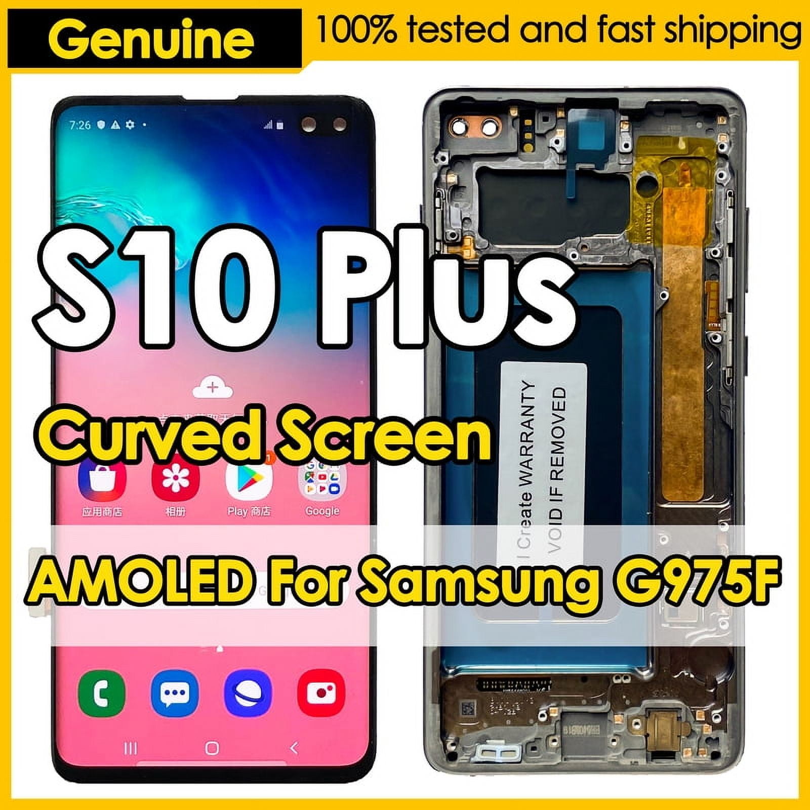 OEM AMOLED FOR S10 PLUS LCD For SAMSUNG Galaxy S10+ SM G9750 G975F ...