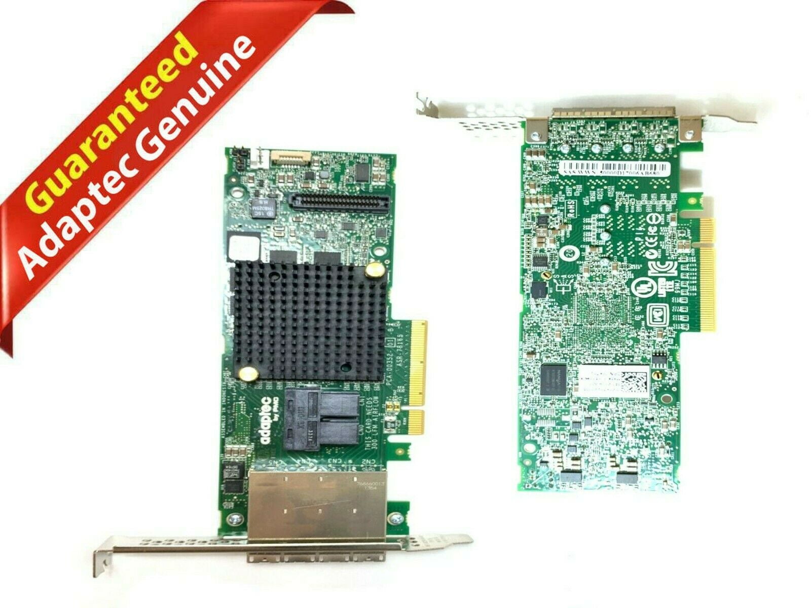 OEM Adaptec Controller Card 2277000-R RAID ASR-78165 6Gb/s PCI-E SAS ...
