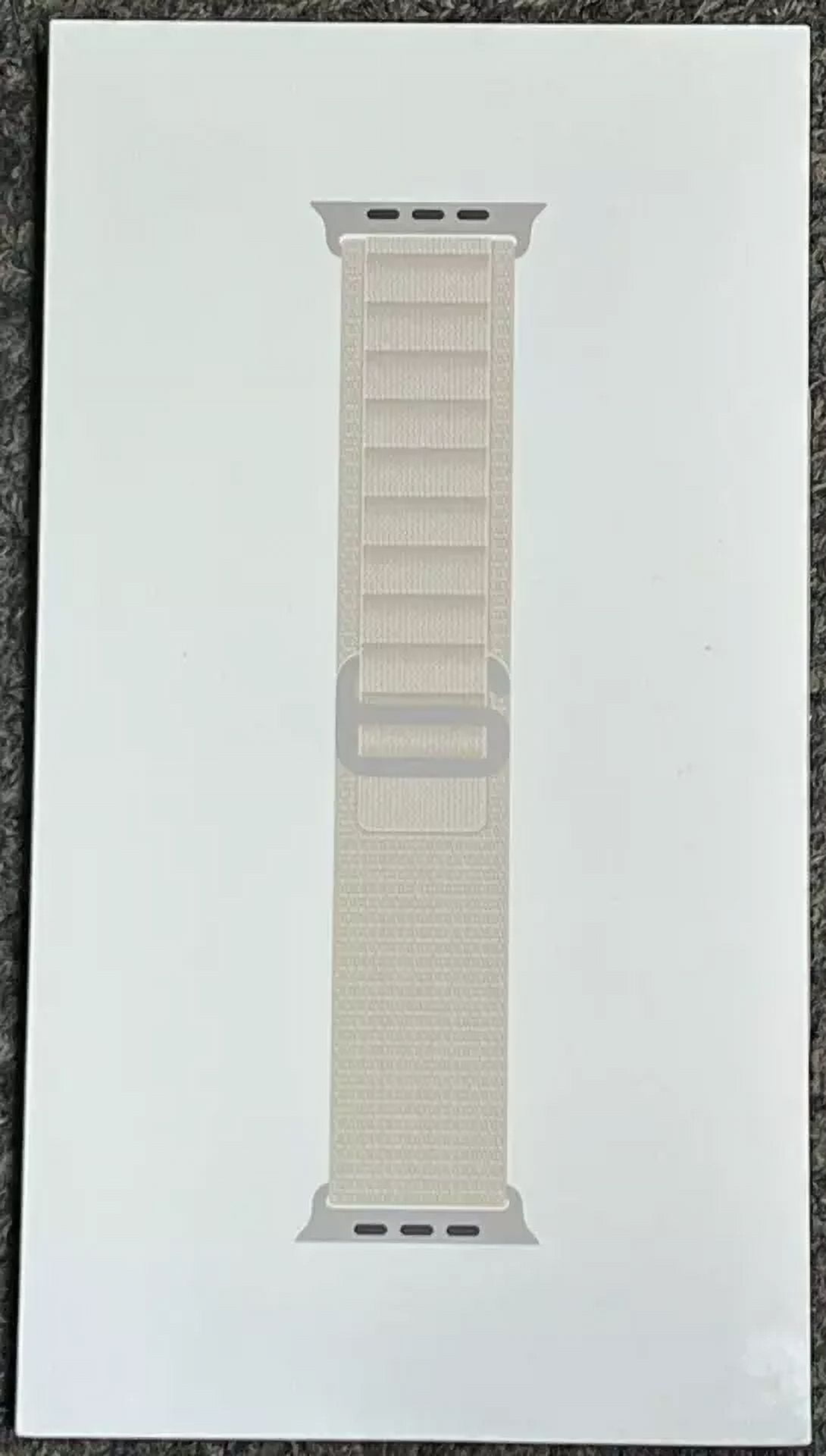 OEM Apple Watch Band Alpine Loop (49mm) Starlight Large (Fits 165mm ...