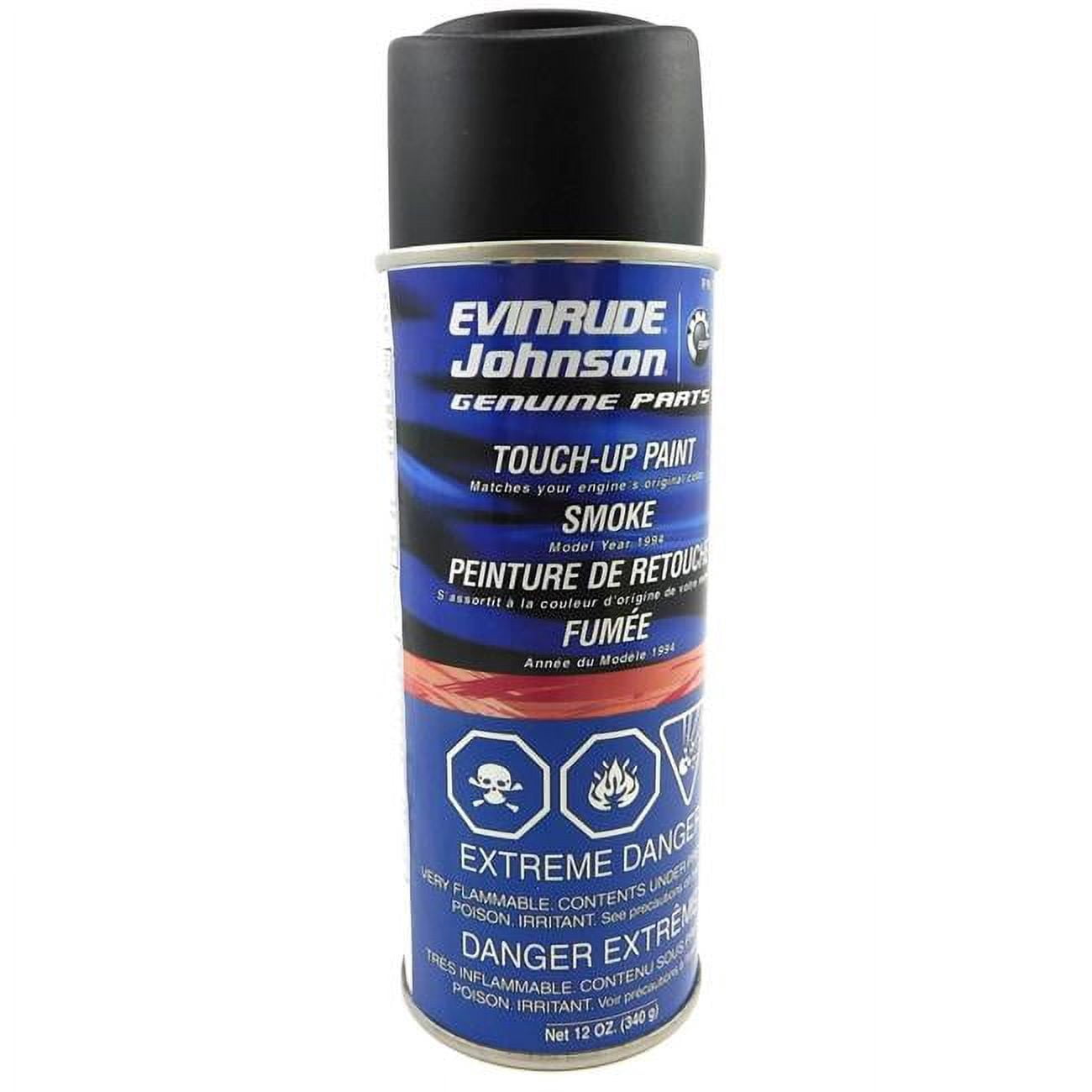 Johnson Evinrude Genuine OEM Factory Matched Spray Paint Graphite/Smoke ...