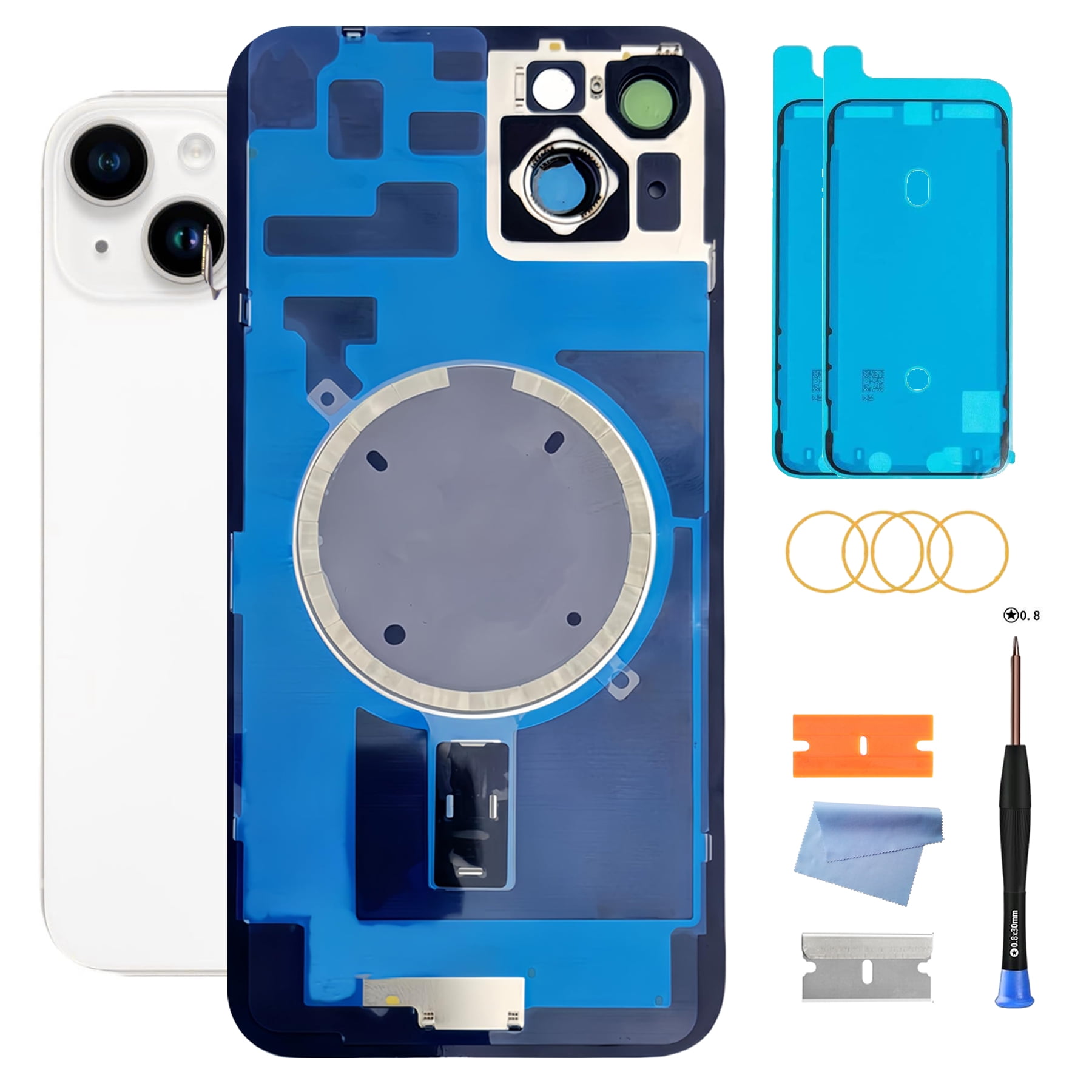 OEM Back Glass Replacement for iPhone 14 Plus – Waterproof Rear Panel ...