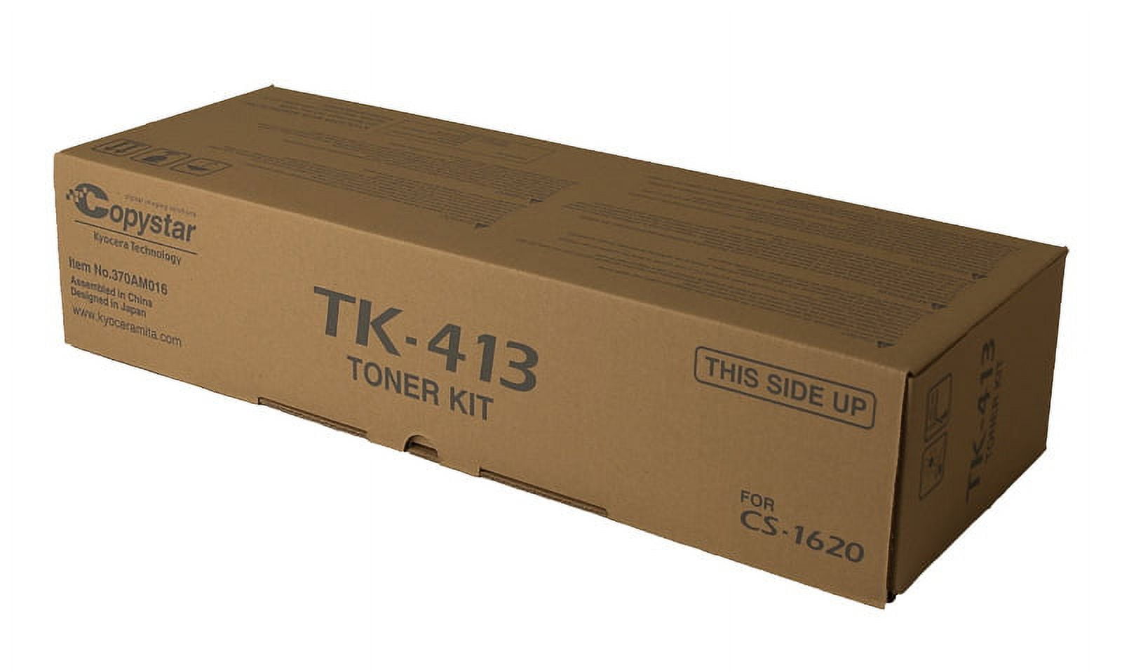 OEM Copystar TK-413 (370AM016) Toner Cartridge, BLACK, 15K YIELD - for ...